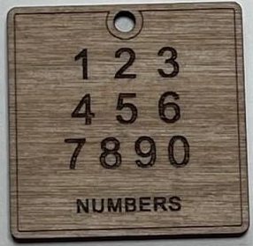 Numbers (SVC Card) - Touch of Zen Communication